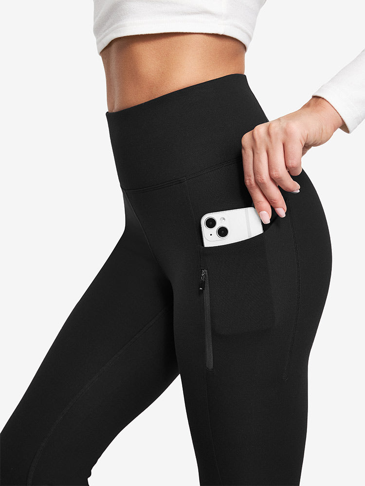 IUGA HeatLab® Water Resistant Fleece Lined Flare Pants With Pockets | IUGA